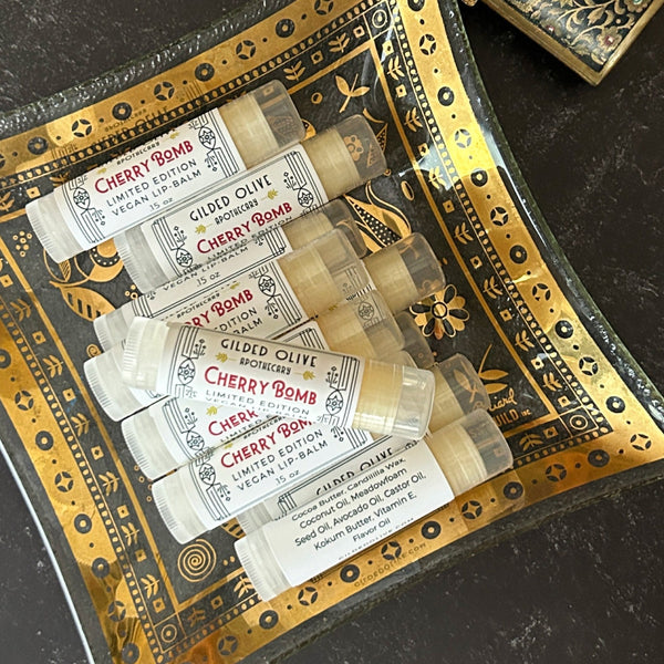 Cherry Bomb Lip Balm - Gilded Olive Apothecary