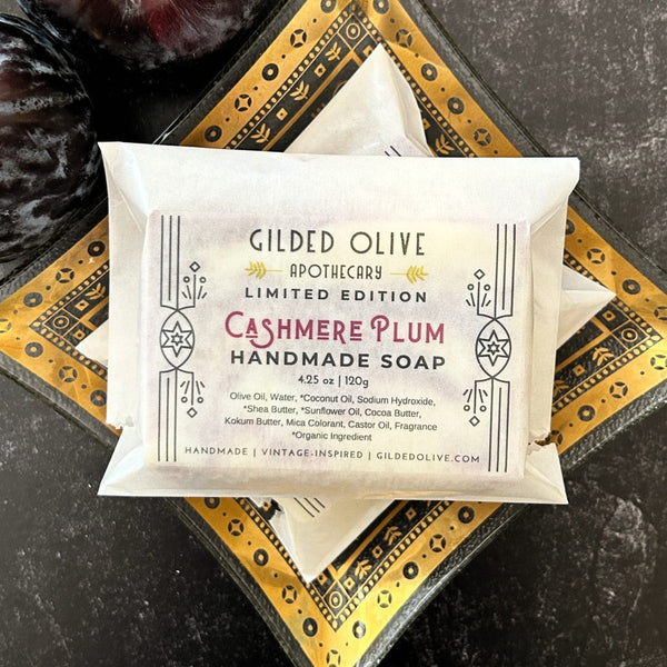 Cashmere Plum Handmade Soap - Gilded Olive Apothecary
